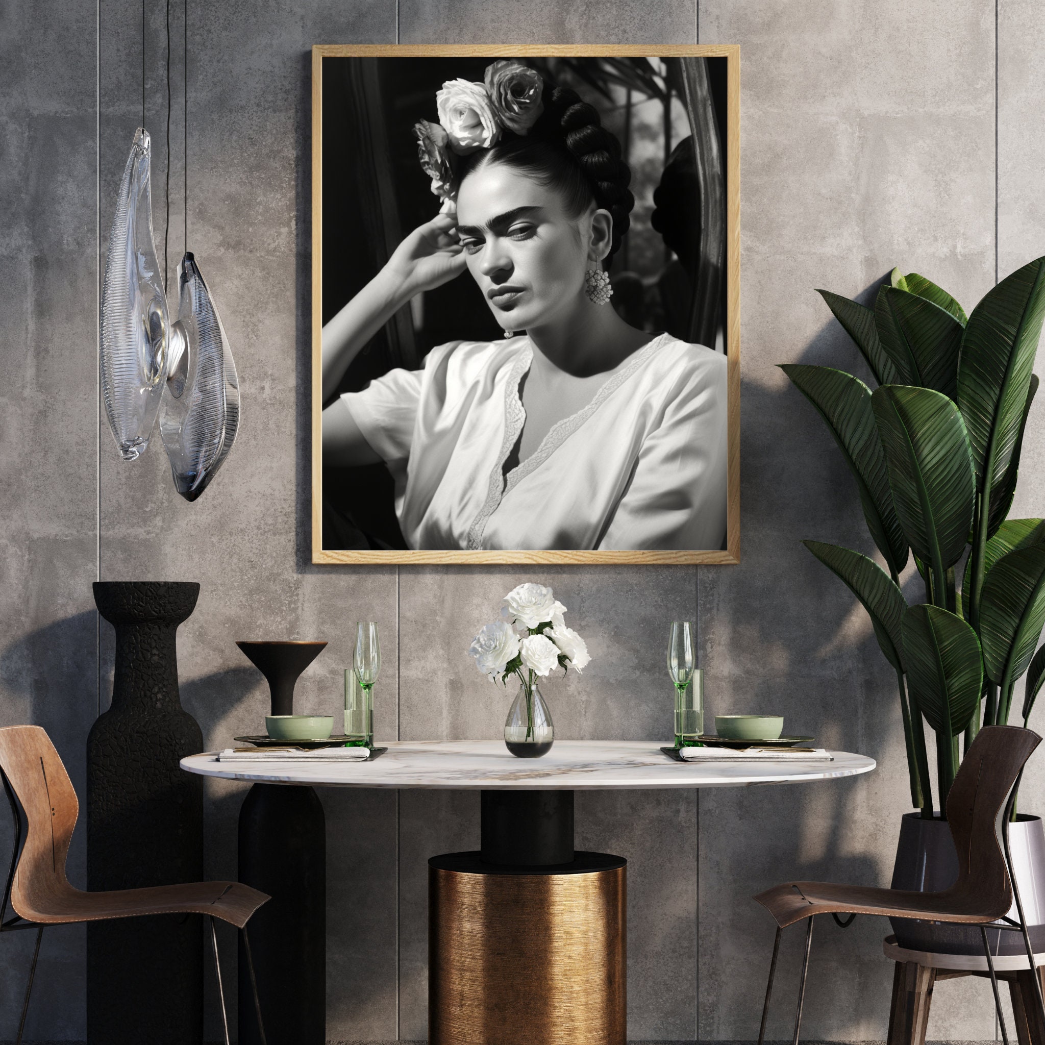 Frida Kahlo Poster Set Printable Wallart Printable Posters Frida Kahlo ...