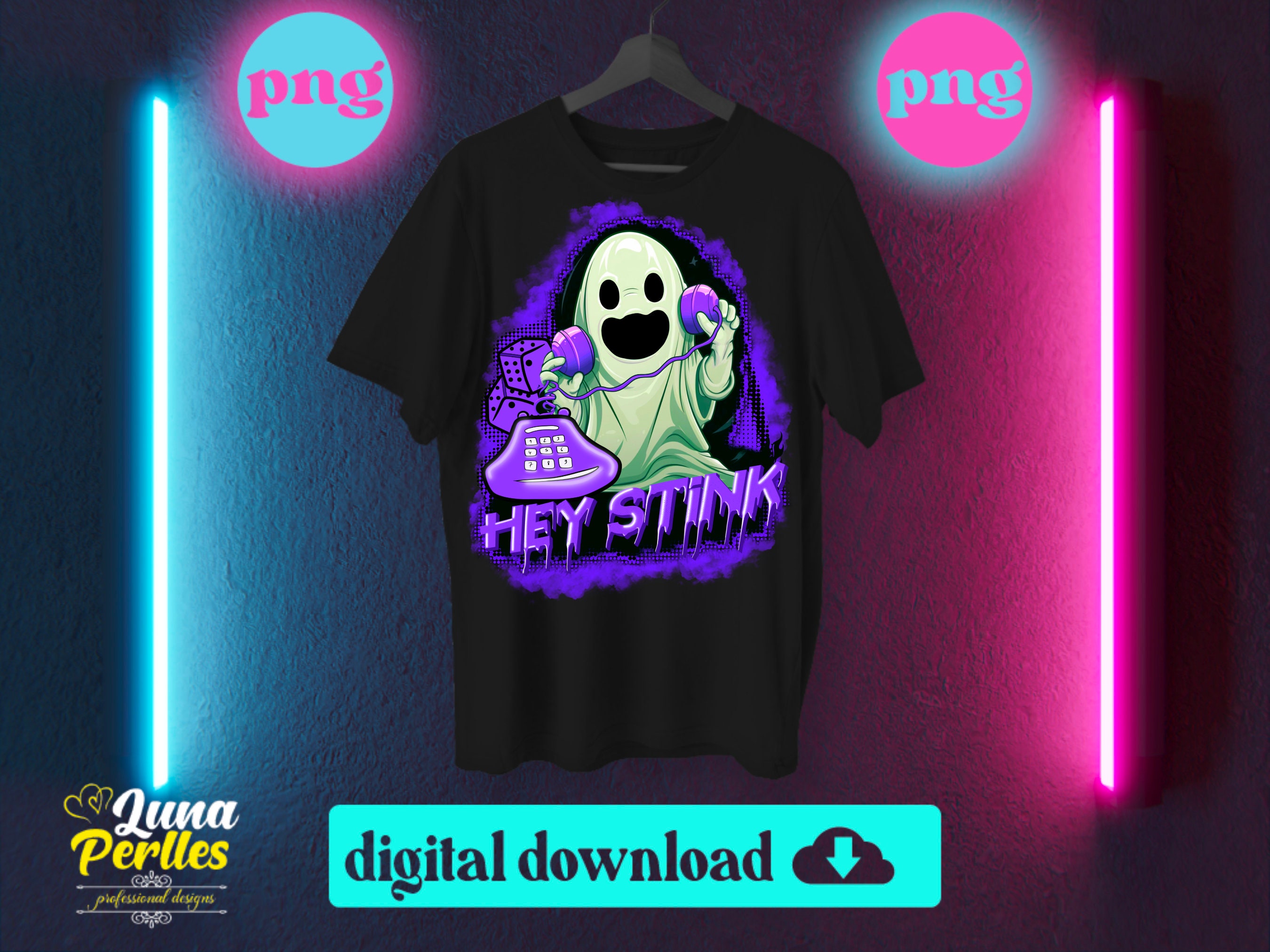 Hey Stink Purple Png Funny Horror Scream Png Halloween Gift - Etsy