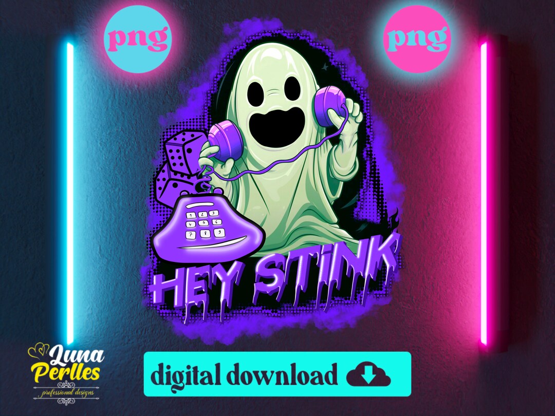 Hey Stink Purple Png Funny Horror Scream Png Halloween Gift - Etsy