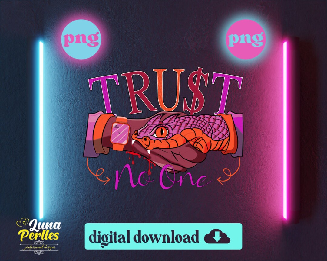 Snake Trust No One Png. Retro Aqua 5s Matching Png Snake - Etsy