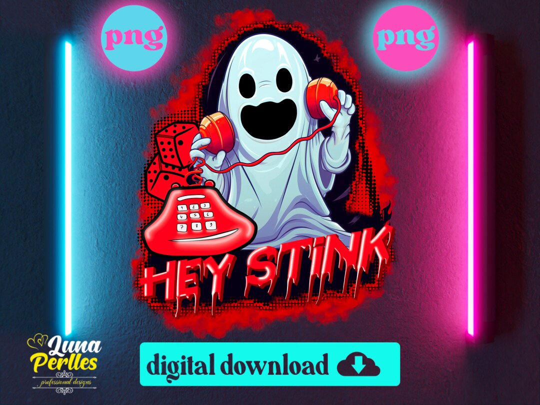 Hey Stink Red Png, Funny Horror Scream Png, Halloween Gift Png, Funny ...
