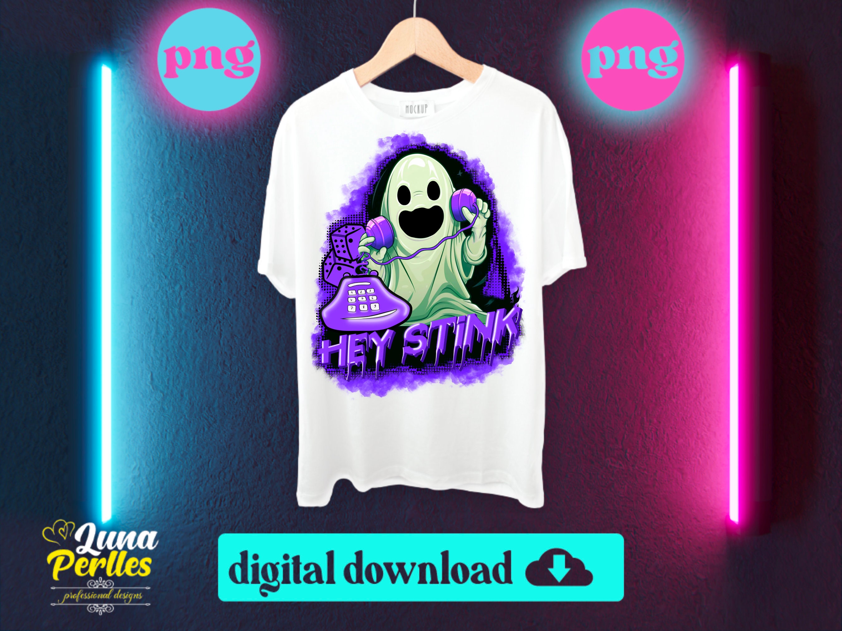 Hey Stink Purple Png Funny Horror Scream Png Halloween Gift - Etsy