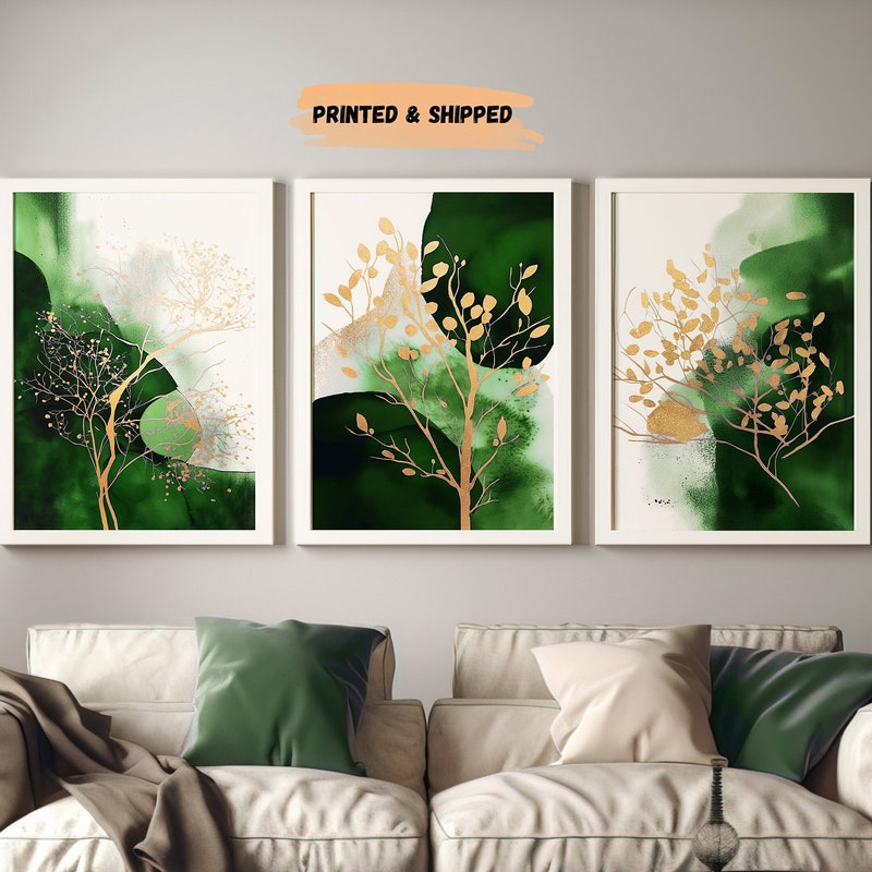 Emerald Wall Art - Etsy