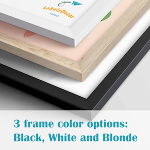 Lakelzdecor Mountain Wood Inspired Wall Art, Cabin Art, Framed Nursery Art, Large Horizontal ...