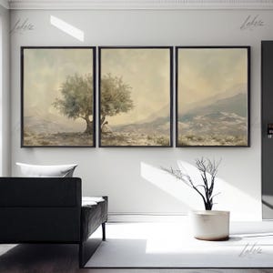 Lakelzdecor Jesus & Olive Tree, Green and Beige, Set of 3, LDS Home ...