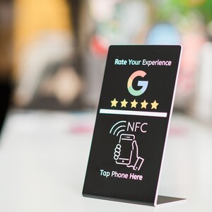 Boost Your Business's Reviews With These NFC Google Review Stands - Etsy