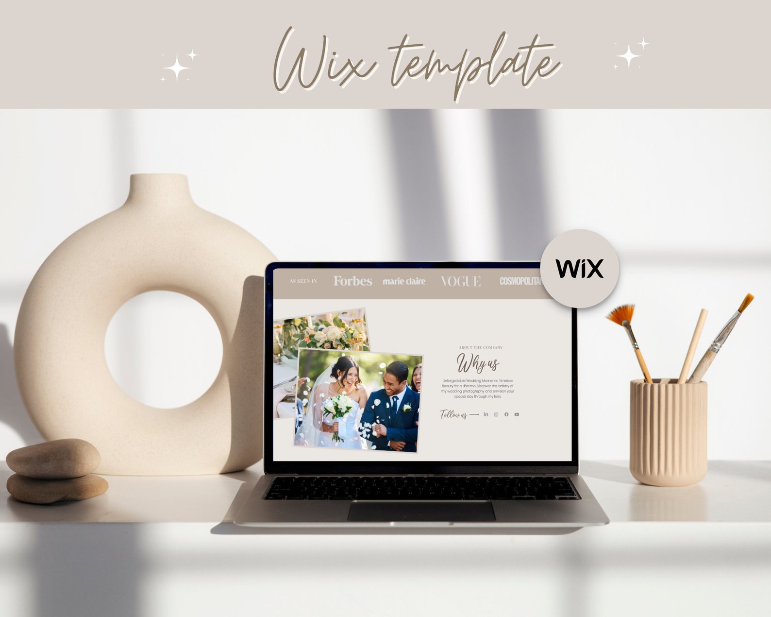 Wix Photography Website Template, Wix Wedding Photographer Templates ...