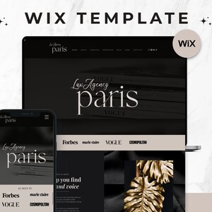 Luxury Wix Coach Website Template, Minimal Wix Ecommerce Template ...