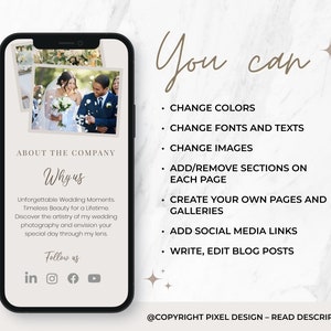 Wix Photography Website Template, Wix Wedding Photographer Templates ...