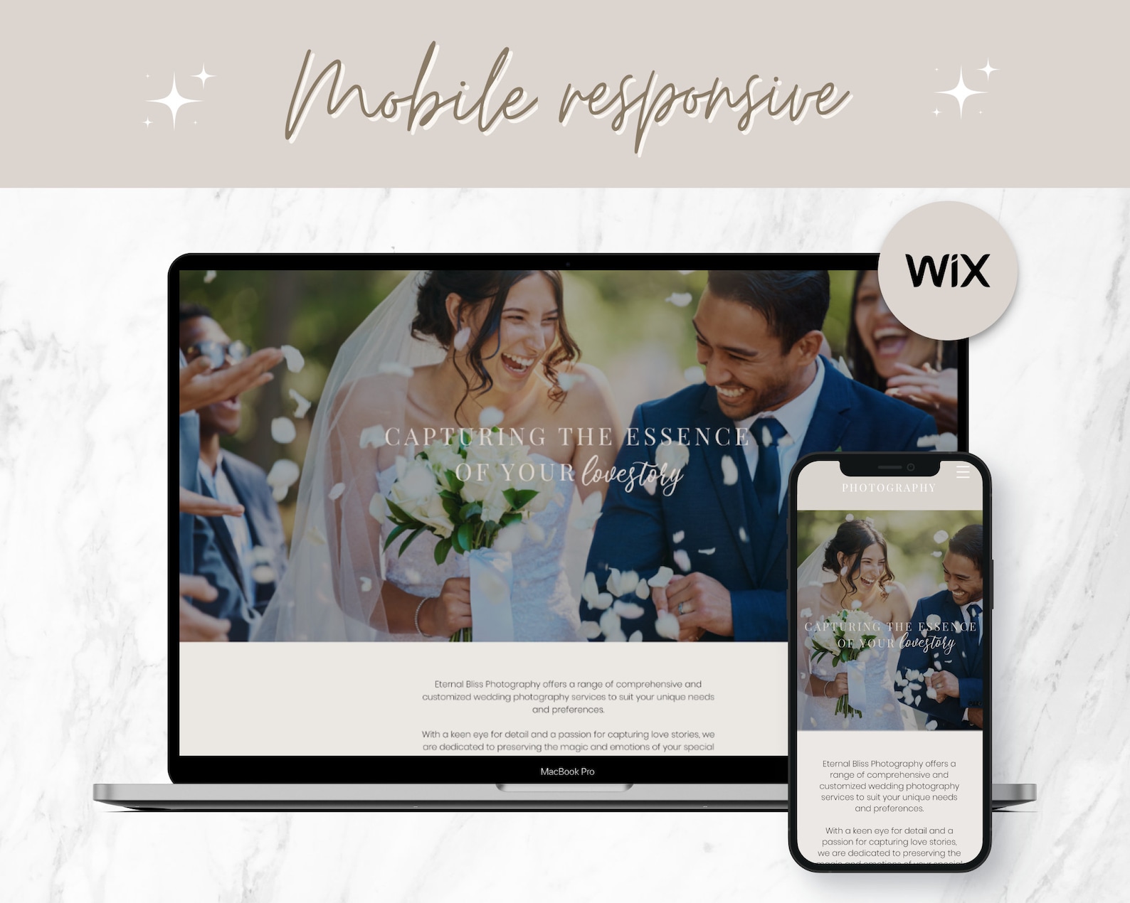 Wix Photography Website Template, Wix Wedding Photographer Templates ...