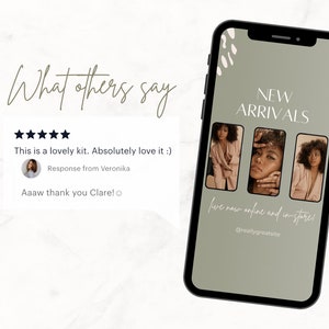 50 Sage Instagram Post Templates Canva in 2 Sizes Minimalist Elegant ...