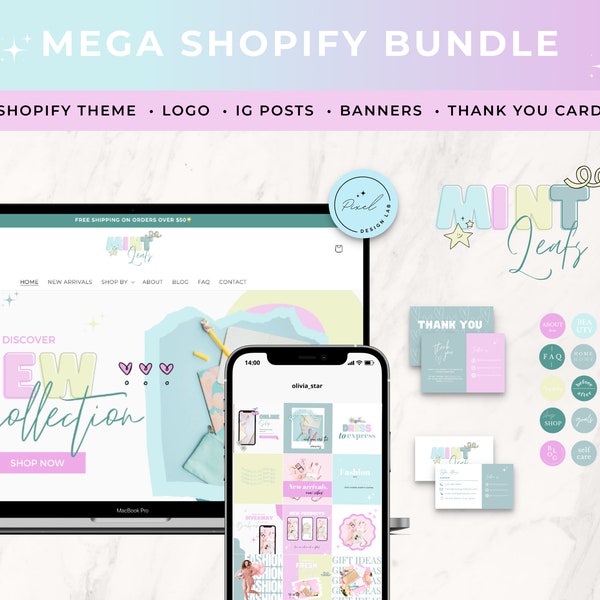 Shopify Website Templates - Etsy