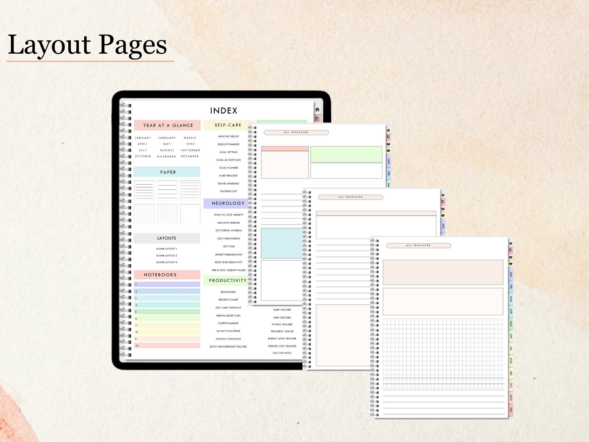 All in One ADHD Digital Planner for Goodnotes, iPad & Android. Adhd ...