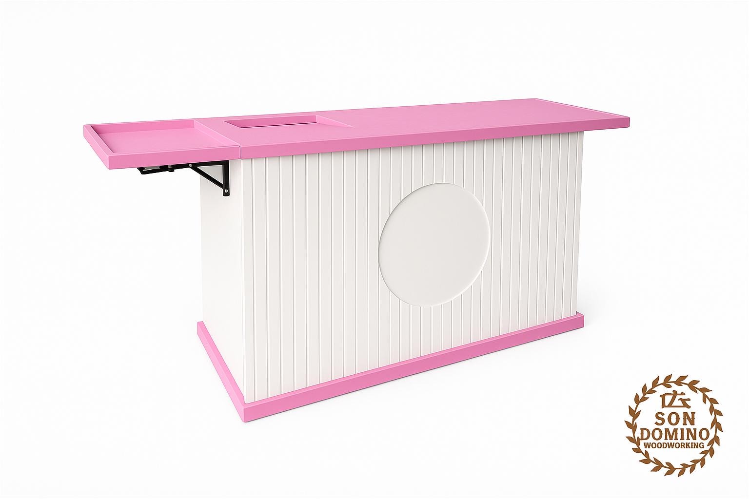 Custom Snack and Pancake Cart – Foldable Wooden Candy Bar, Coffee and ...