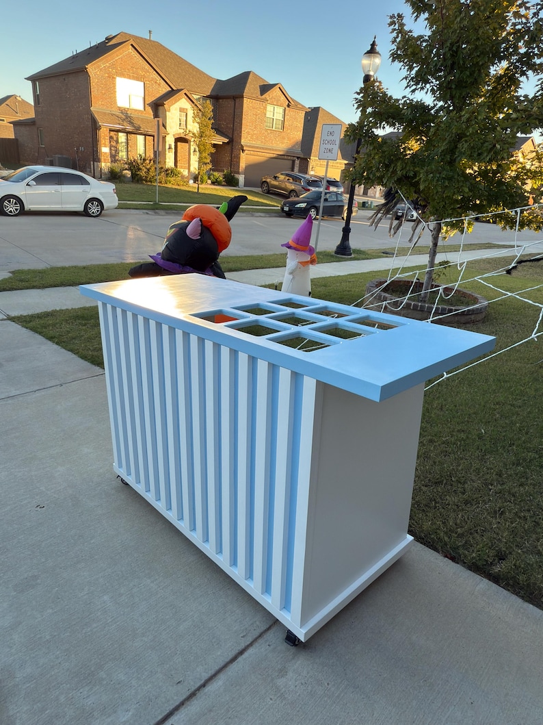 Custom Wooden Mini Pancake Cart | Foldable Event Cart | Snack ...
