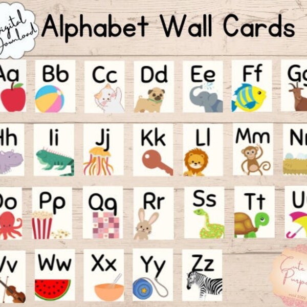 Classroom Alphabet - Etsy