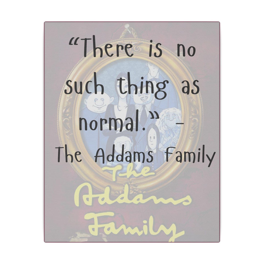 Addams Family Musical Wall Art - Etsy