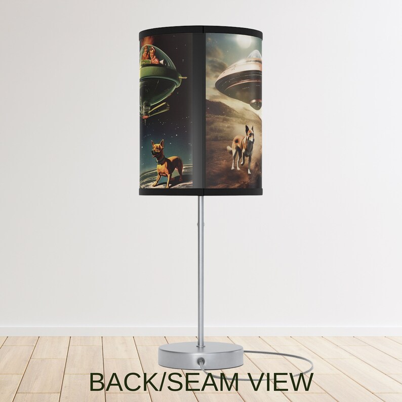 Vintage Style UFO Alien Lamp Alien UFO Decor Table Lamp Alien Table ...