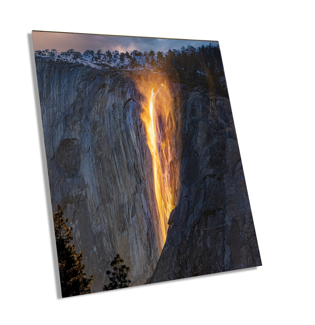 Yosemite Firefall Photo, Waterfall Fine Art Print Wall Art, Horsetail ...