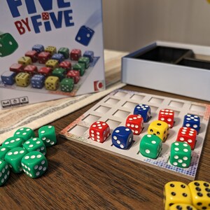 Five by Five Board Game - Etsy