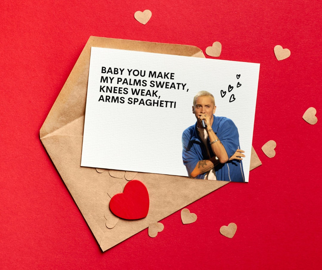 Eminem Funny Valentine's Day Card - Etsy