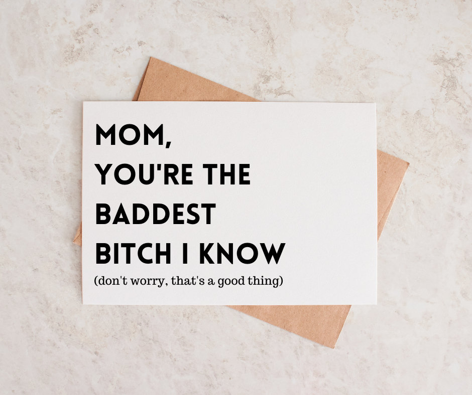 Funny Mother’s Day Card Printable PDF - Happy Mother’s Day- Mother’s ...