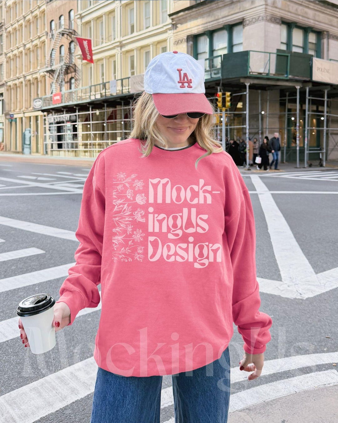 Watermelon Comfort Colors 1566, Oversized Sweatshirt Real Model, NYC ...