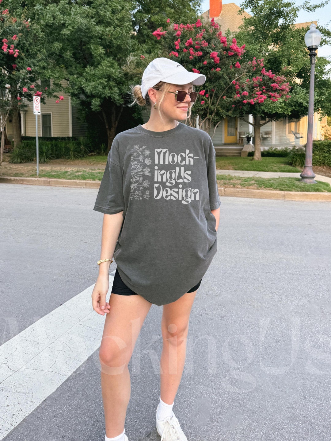 Pepper Shirt Mockup Front | Comfort Colors 1717 Pepper T Shirt | Pepper ...