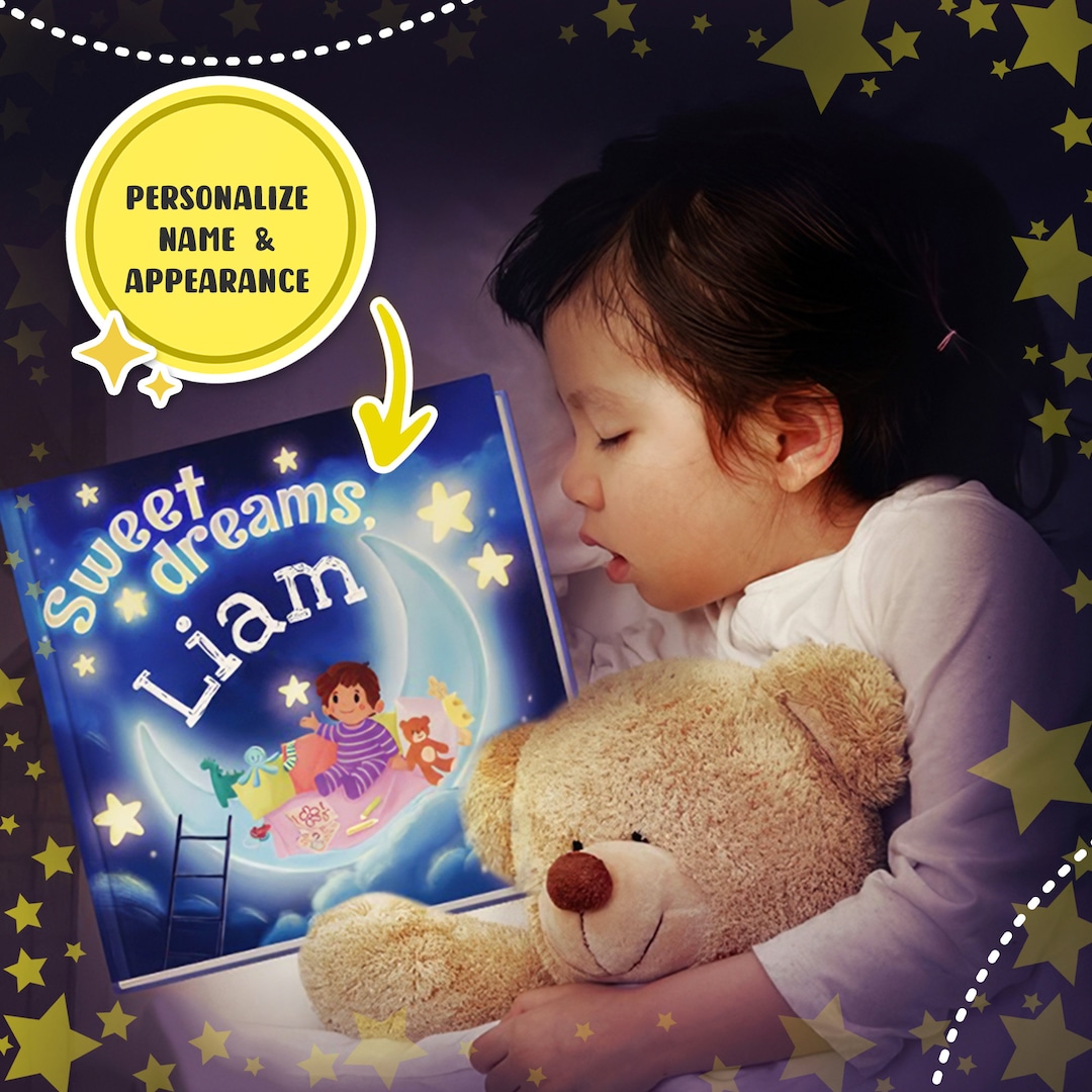 Custom Story Book Bed Time Story Personalized Children's Book Sweet ...