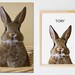 Custom Rabbit Portrait From Photo Rabbit Painting Pet Rabbit Lover Gift ...