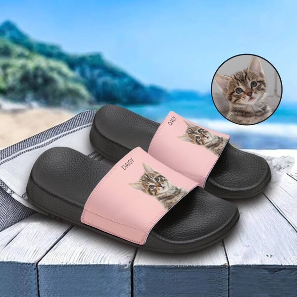Womens Cat Flip Flops - Etsy