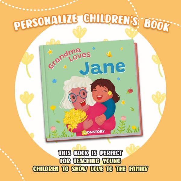 Grandparents Personalized Books for Kids - Etsy