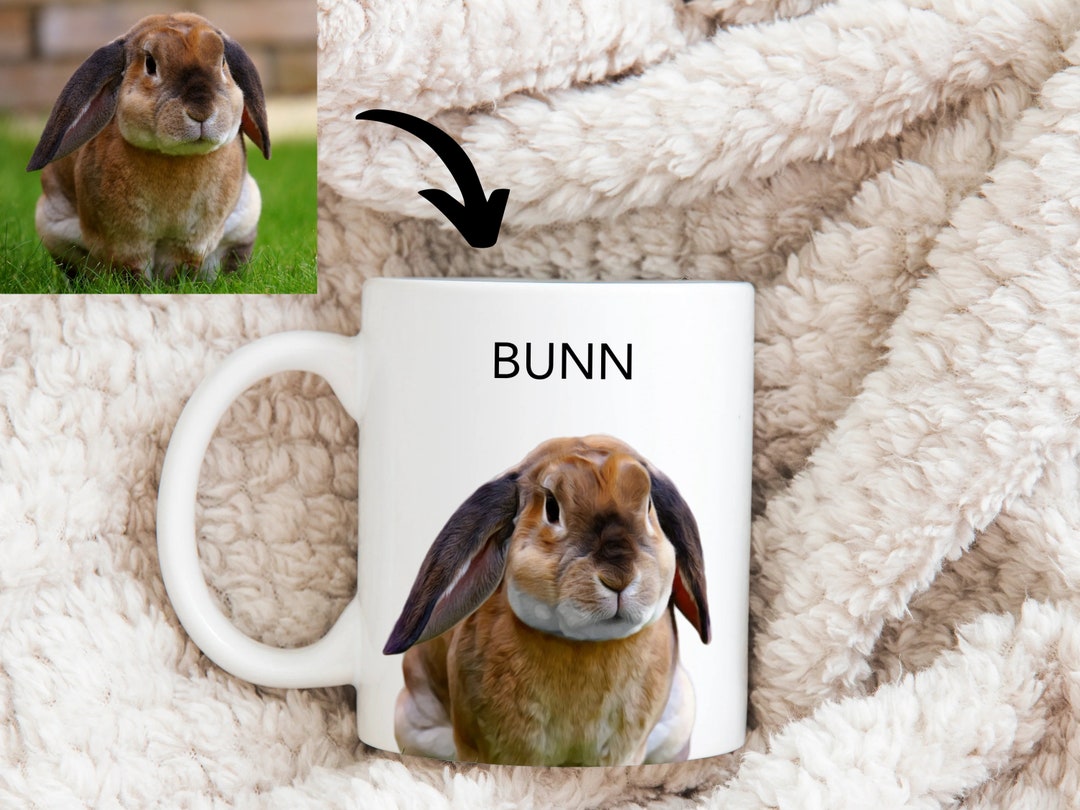 Custom Bunny Mug Custom Rabbit Mug Personalized Bunny Rabbit Gifts Pet ...