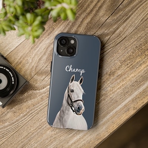 Custom Horse Phone Case Personalized Horse Phone Case Custom Animal ...