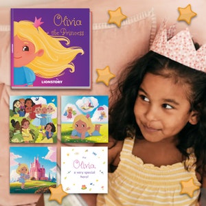 Custom Story Book Princess Book Princess Personalized Children's Book ...