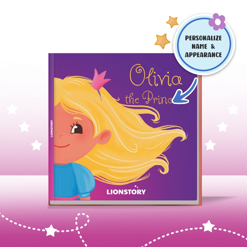 Custom Story Book Princess Book Princess Personalized Children's Book ...