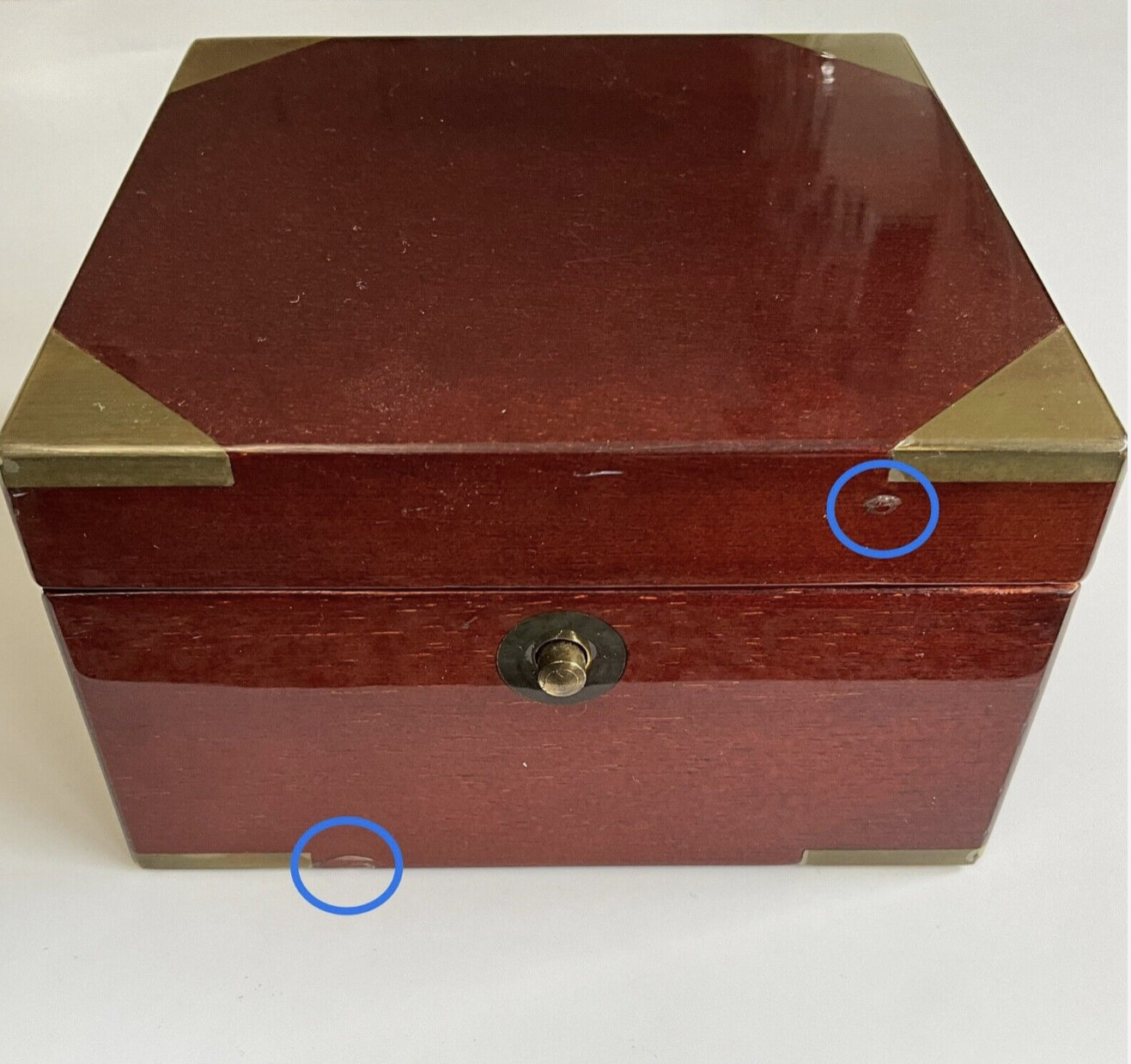 Vintage Tiffany & Co. Swing Desk Clock Mahogany and Brass Box - Etsy