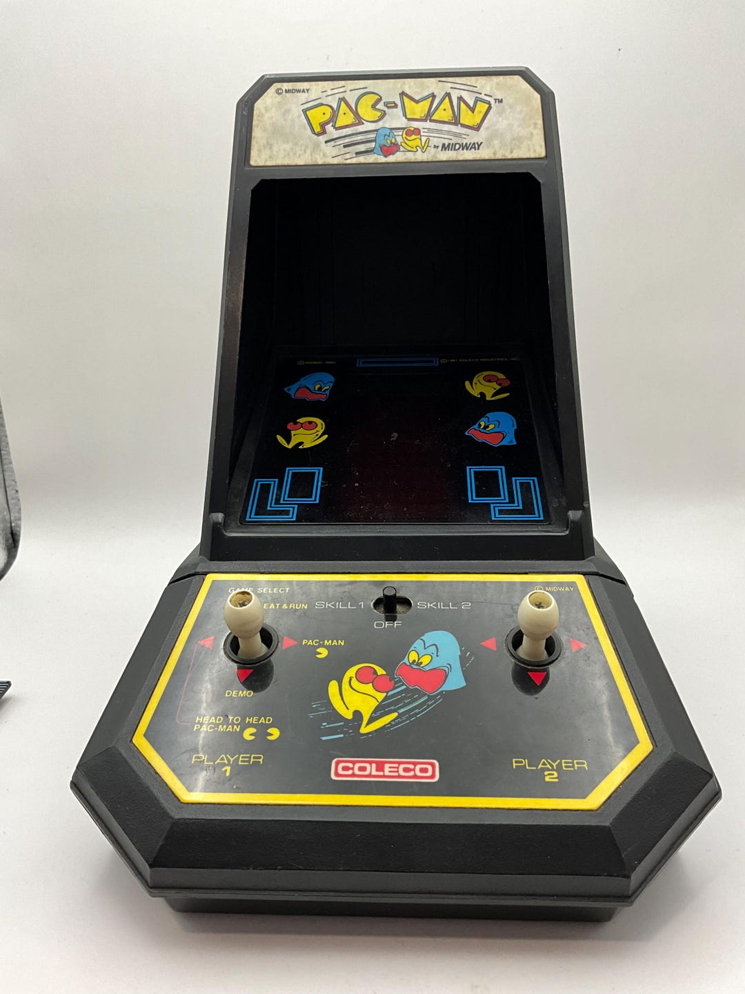 Vintage 1981 Coleco Pac-man by Midway Tabletop System - Etsy