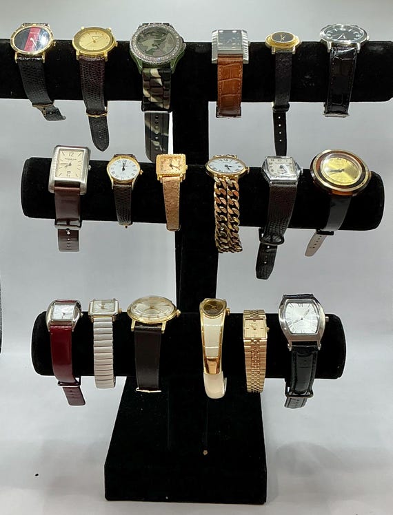 Bundle of Vintage Watches Pins Lot of Assorted Vintag… - Gem