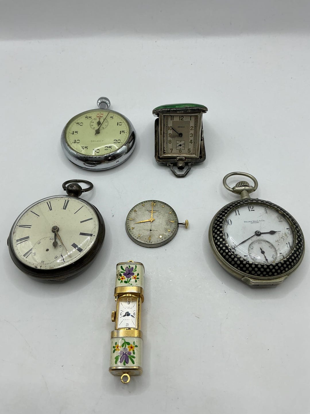 Vintage Pocket Watch Bundle: Assorted Styles, Repair or Parts - Etsy