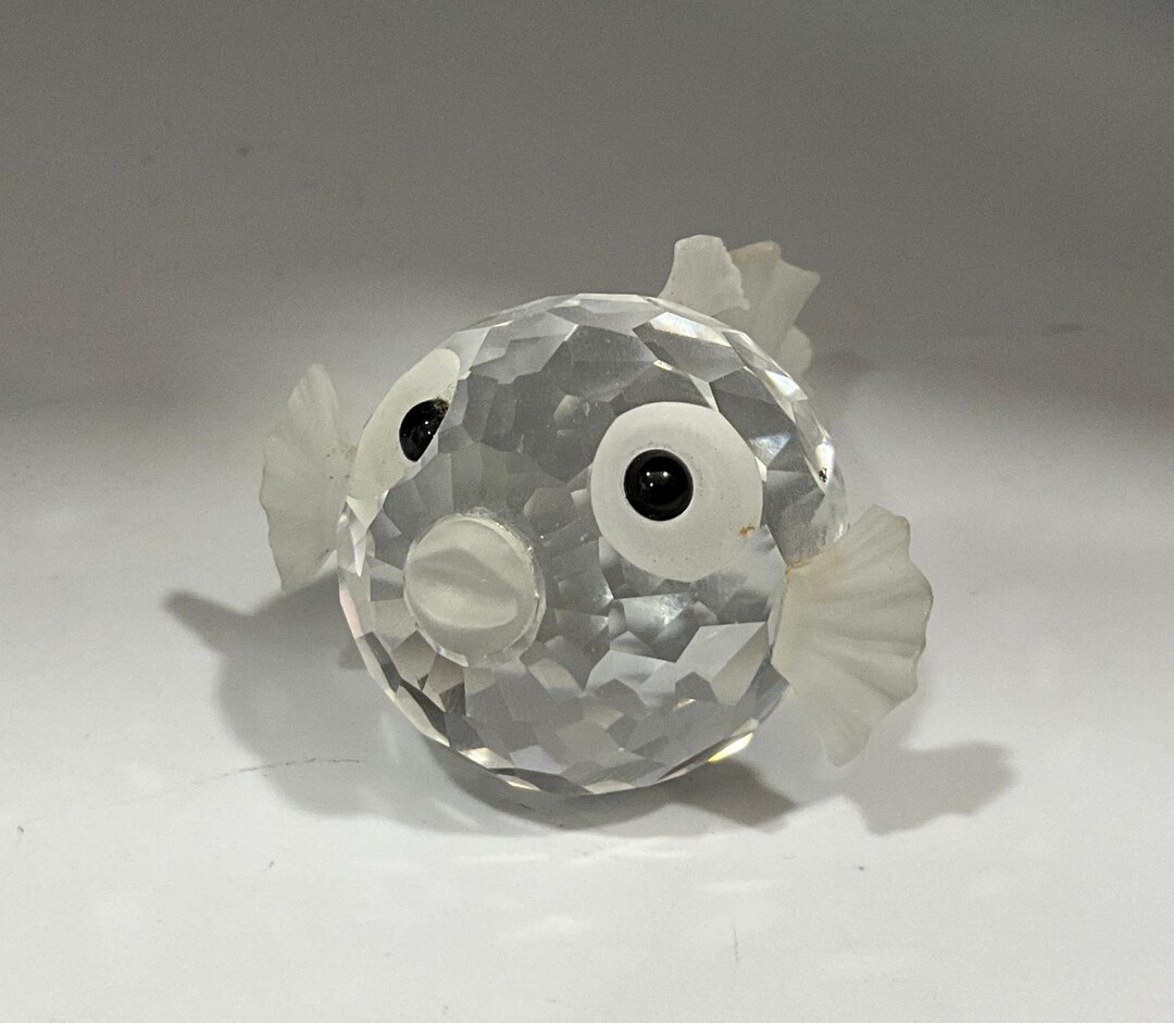 176. Swarovski Crystal Blowfish Fish Crystal Animal Figurine - Etsy