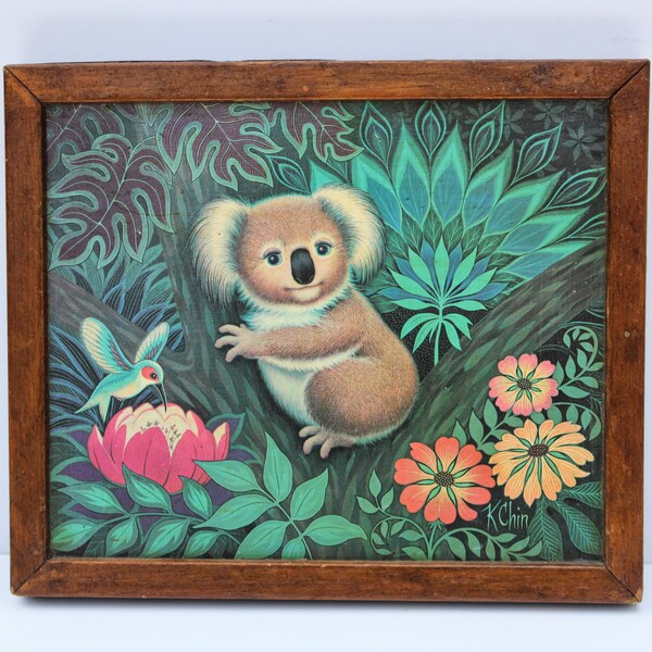 K Chin Lithograph - Etsy