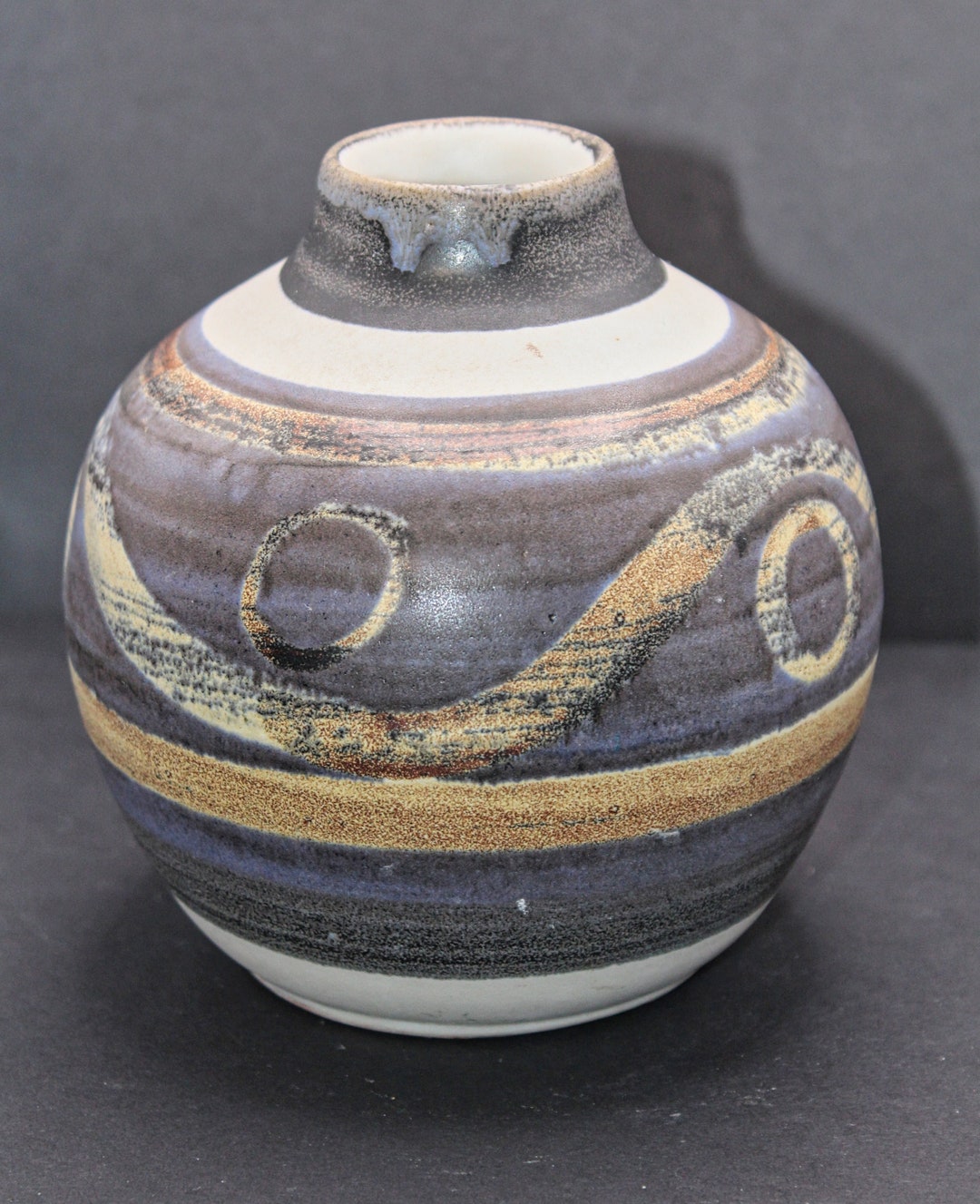 Bennett Welsh Pacific Stoneware - 1970s Studio Pottery Vase - Etsy
