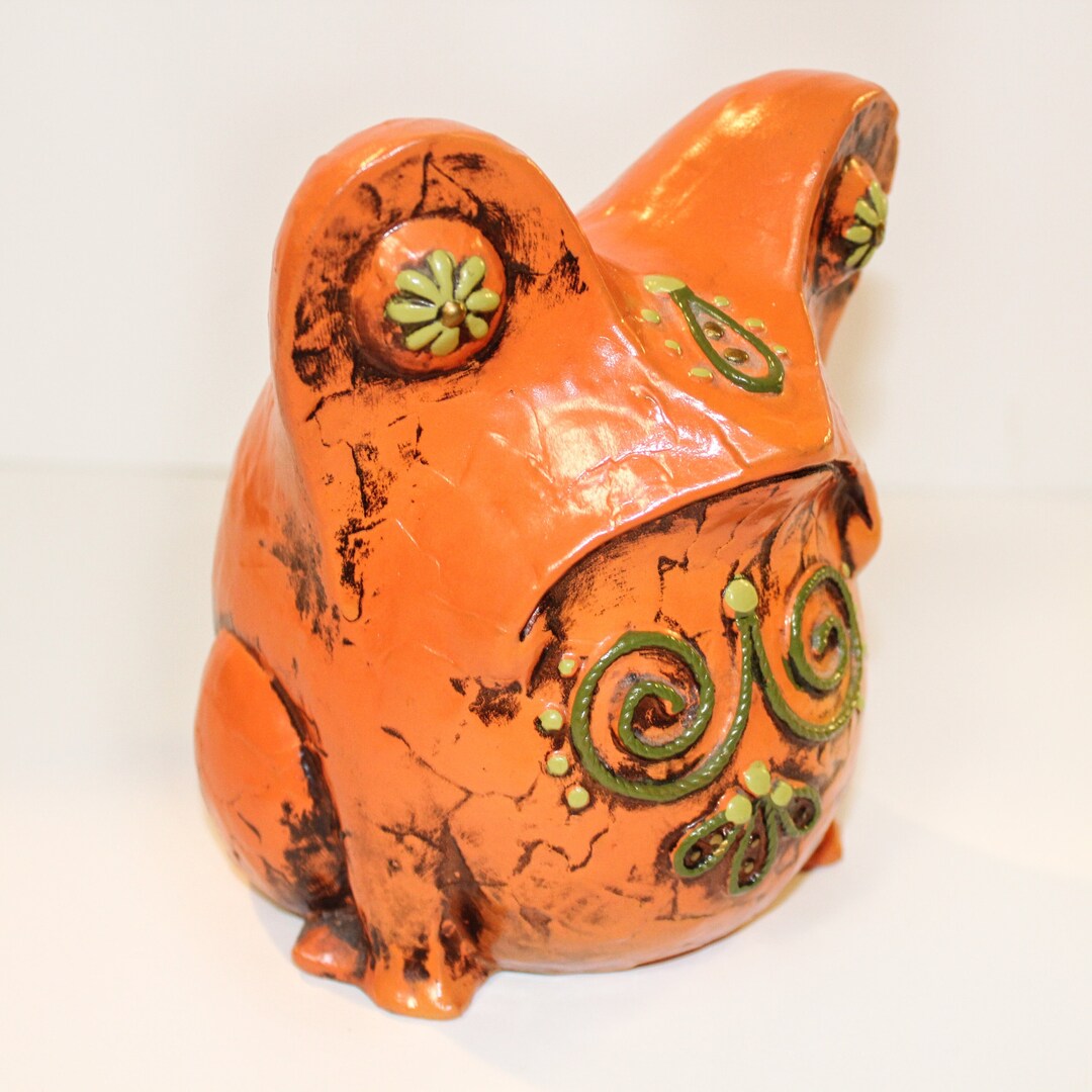 Chalkware Froggy Bank - Fitz & Floyd Japan - Etsy