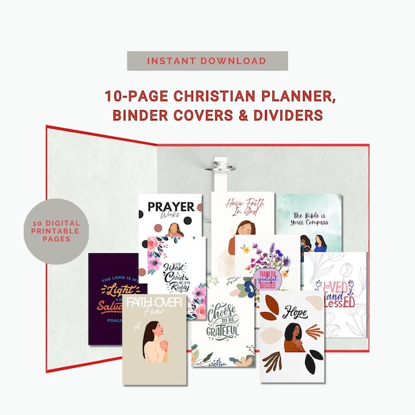 Christian Binder Covers - Etsy