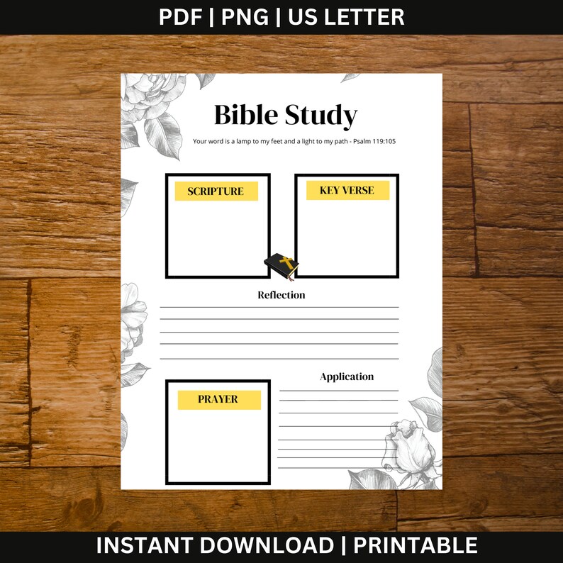Bible Study Sheet, Bible Study Template, Bible Study Journal, Bible ...