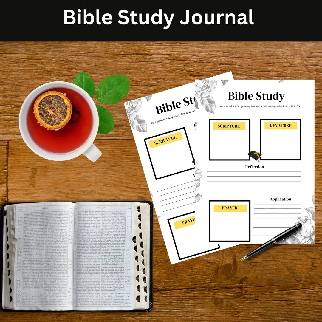Bible Study Sheet Bible Study Template Bible Study Journal - Etsy