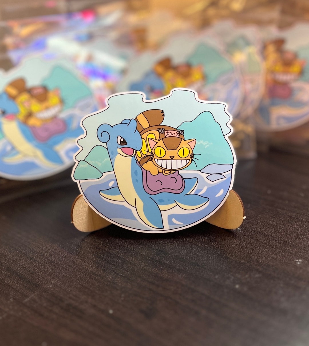 Catbus & Laprus Sticker - Etsy