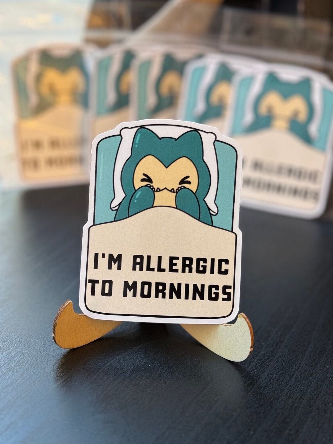 Sleepy Snorlax Sticker - Etsy