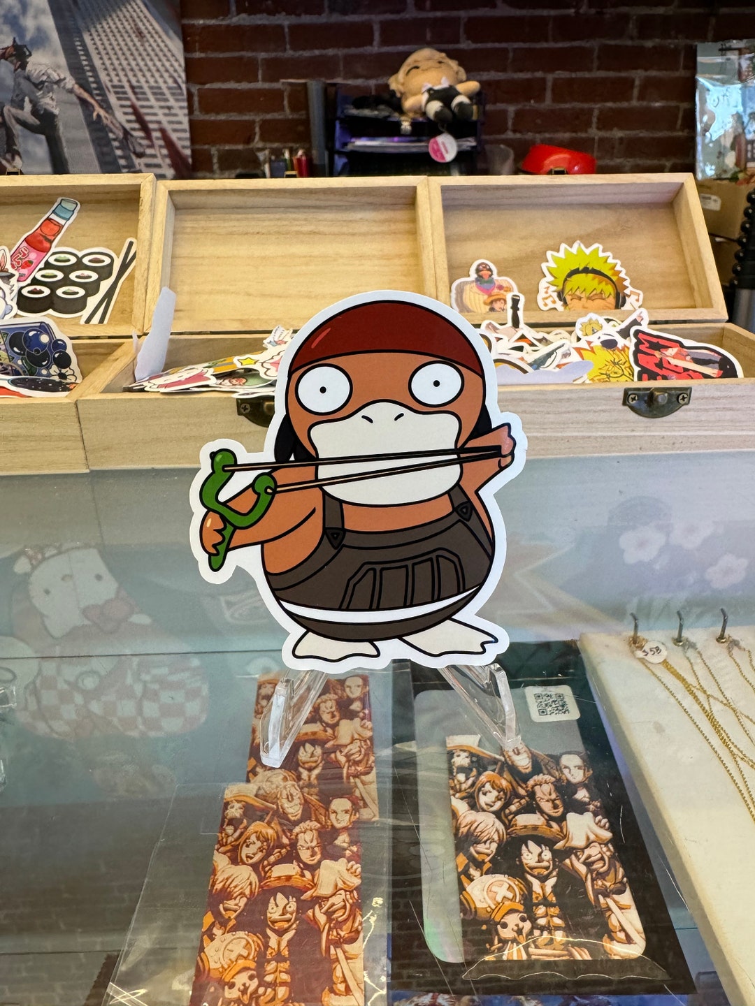 Psyduck X Usopp pokemon One Piece Crossover Sticker - Etsy